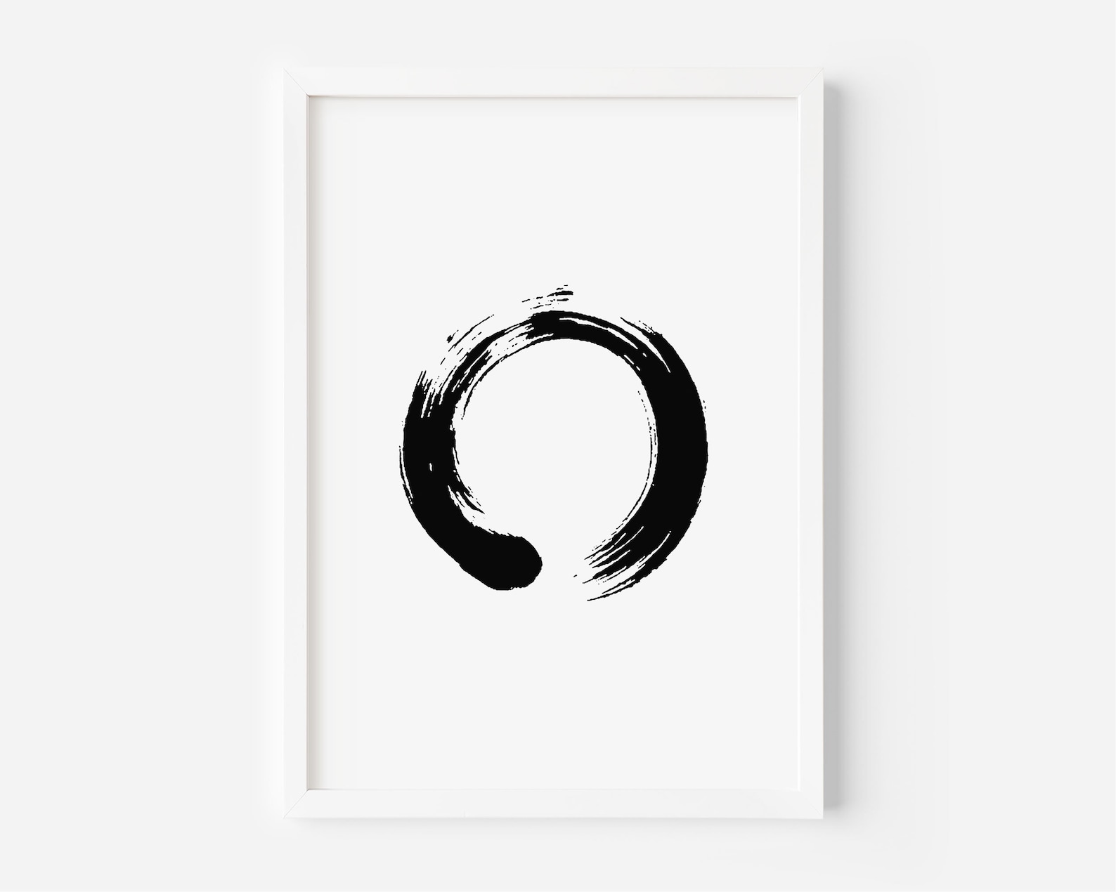Enso Enso Circle Enso Circle Wall Art Japanese Art - Etsy