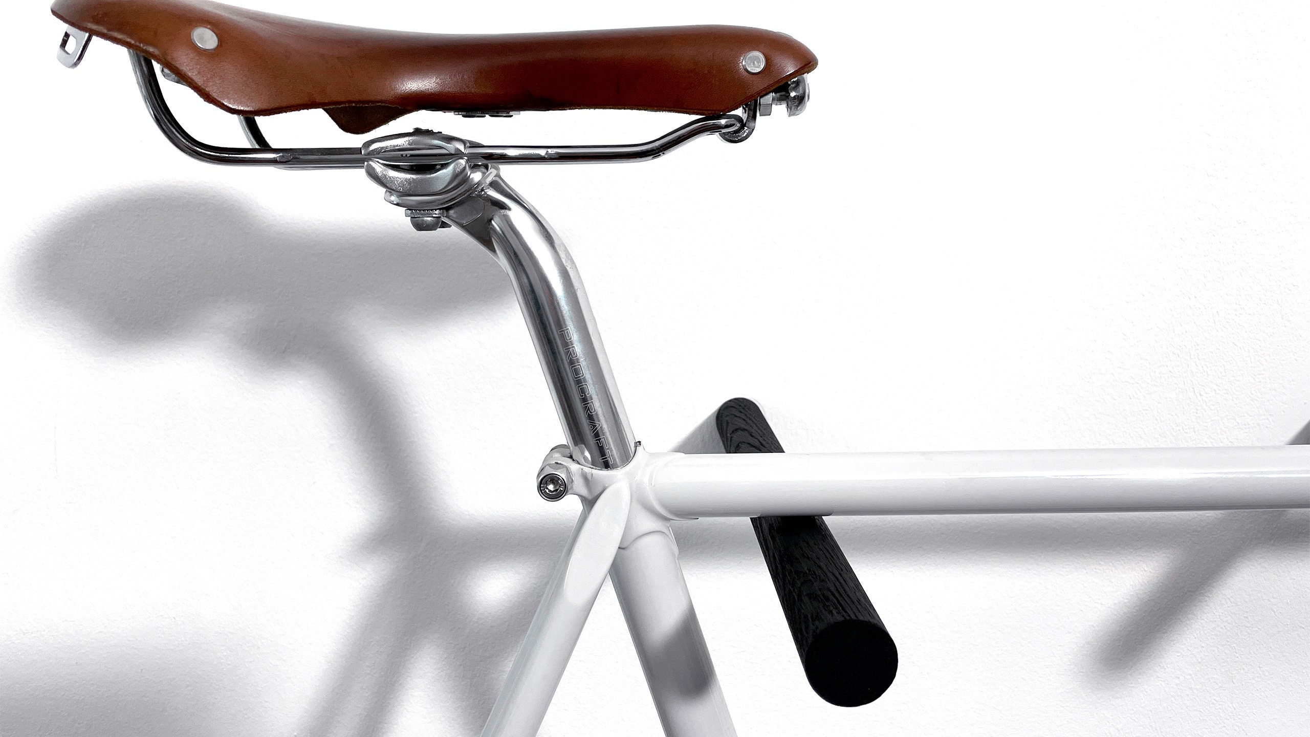 BLACK Wooden bike hook ROAR Studio Wall mounted bike rack Multiple ...