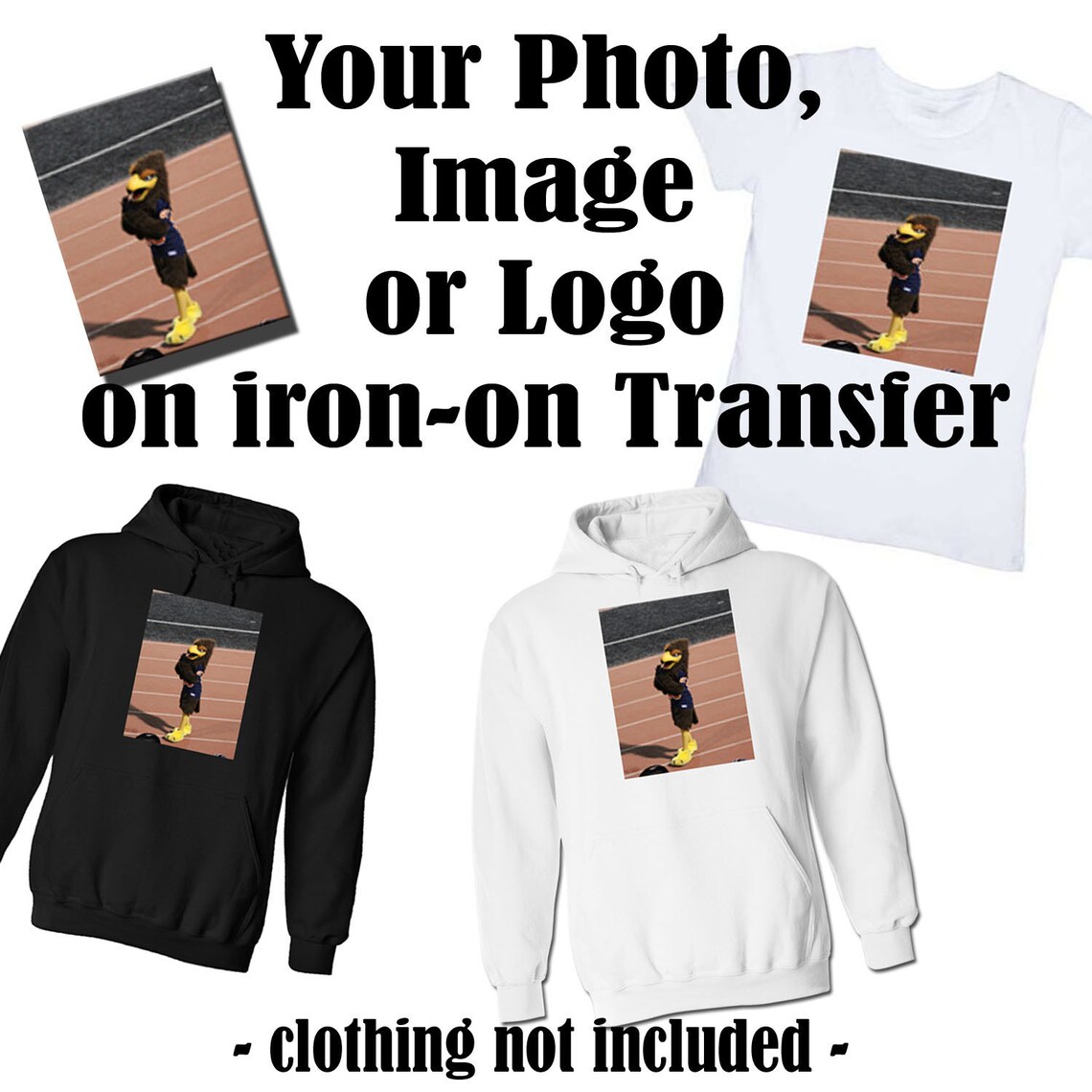 DIY Your Photo Image or Logo on Iron on Transfer Sheet Quick - Etsy
