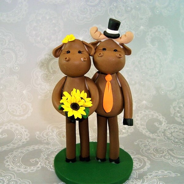 Moose Cake Toppers - Etsy