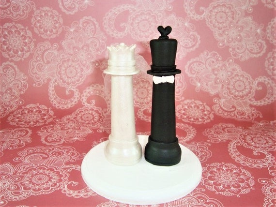 Custom Handmade Chess Piece Cake Topper | Etsy