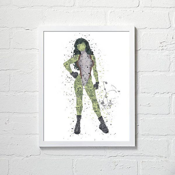 She Hulk Wall Art - Etsy