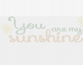 My Sunshine Crochet Graph Pattern - Etsy