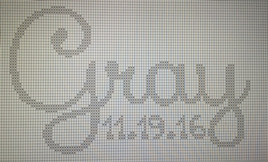 Custom Crochet Name Afghan PATTERN - Etsy