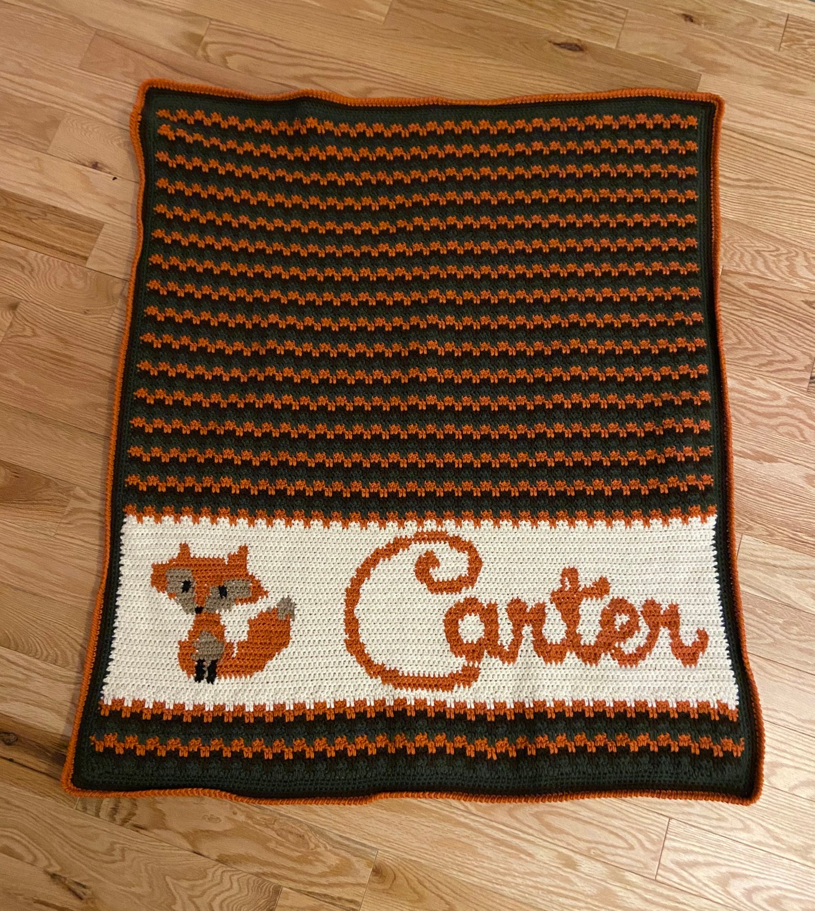 Custom Animal Crochet Name Afghan PATTERN - Etsy UK