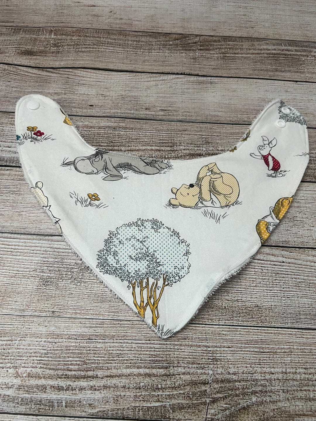 6-12 Month-winnie the Pooh Bandana Drool Bib - Etsy