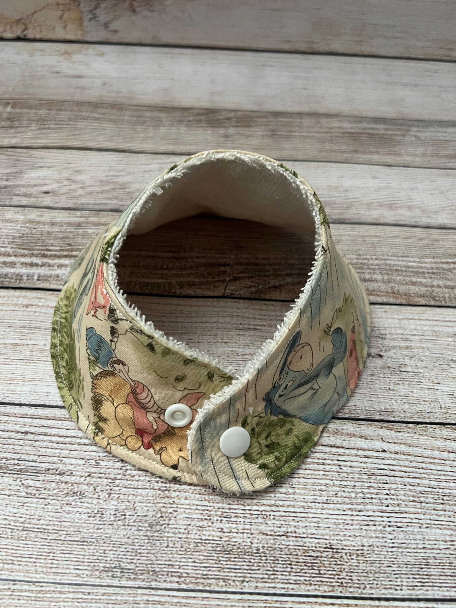 3-6 Month-winnie the Pooh Bandana Drool Bib - Etsy