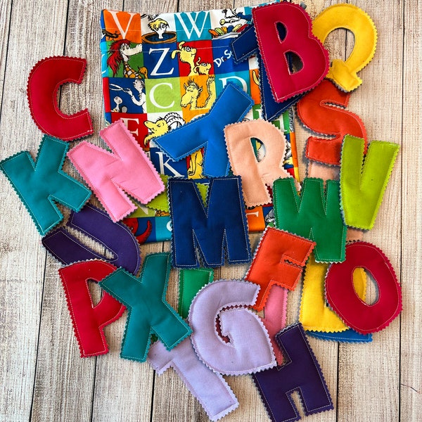 Fabric Letters - Etsy