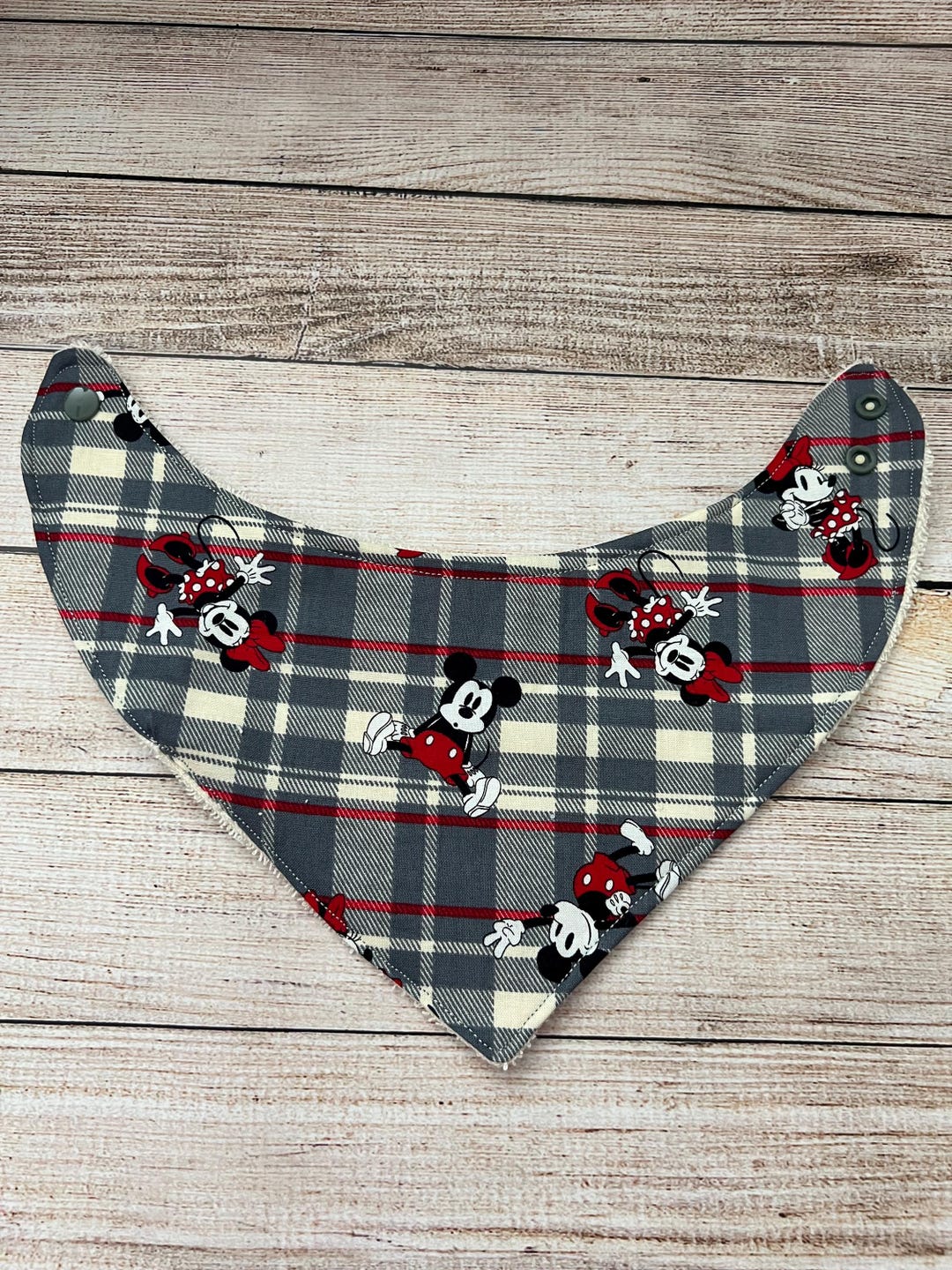 6-12 Month-disney Mickey & Minnie Bandana Drool Bib - Etsy