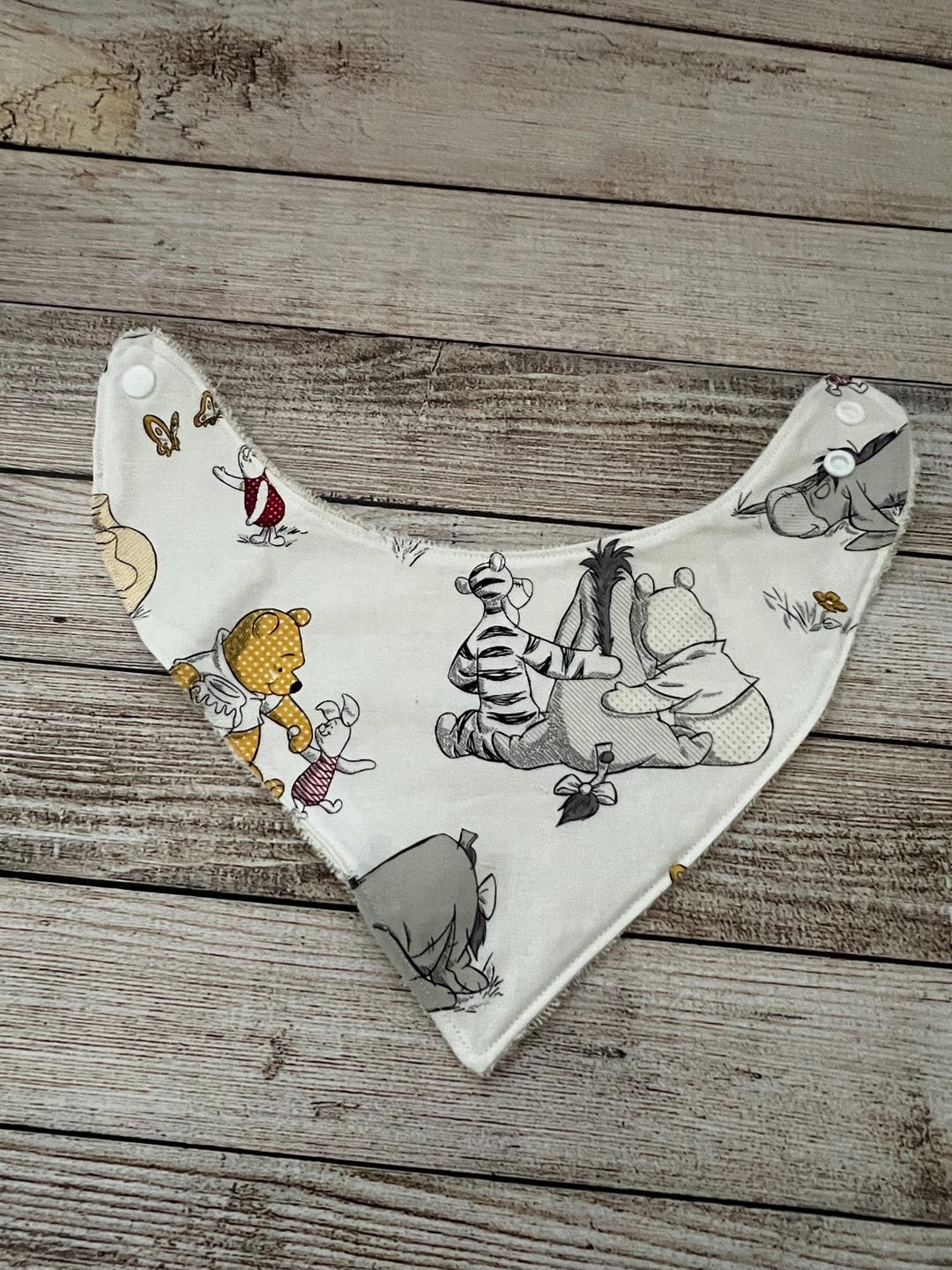 6-12 Month-winnie the Pooh Bandana Drool Bib - Etsy