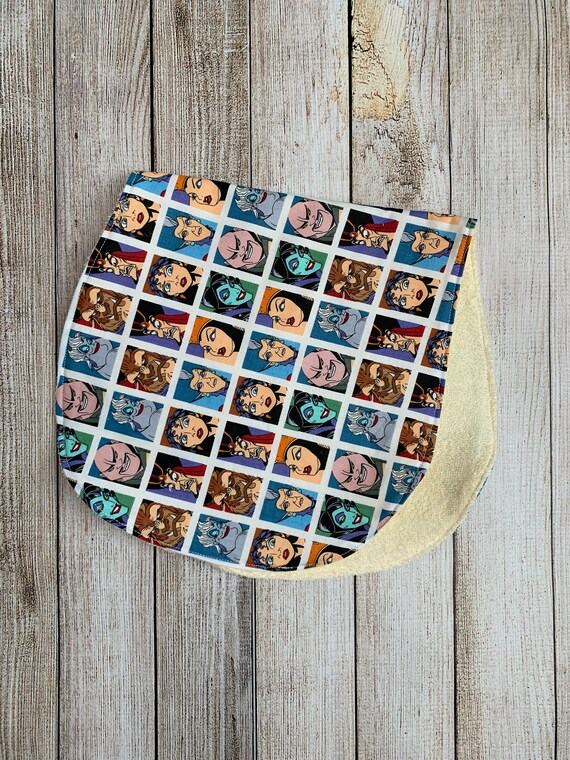 Disney Villain's Burp Cloth - Etsy