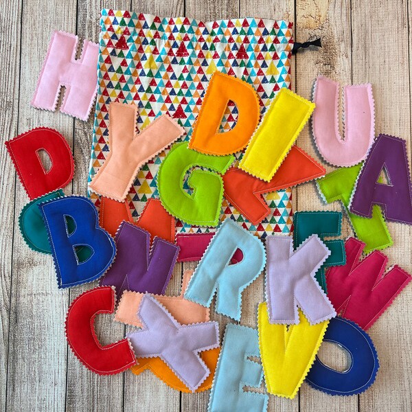 Fabric Alphabet - Etsy