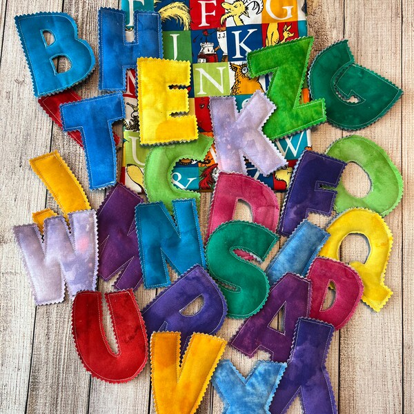 Fabric Alphabet - Etsy
