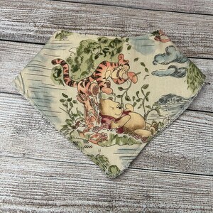 3-6 Month-winnie the Pooh Bandana Drool Bib - Etsy