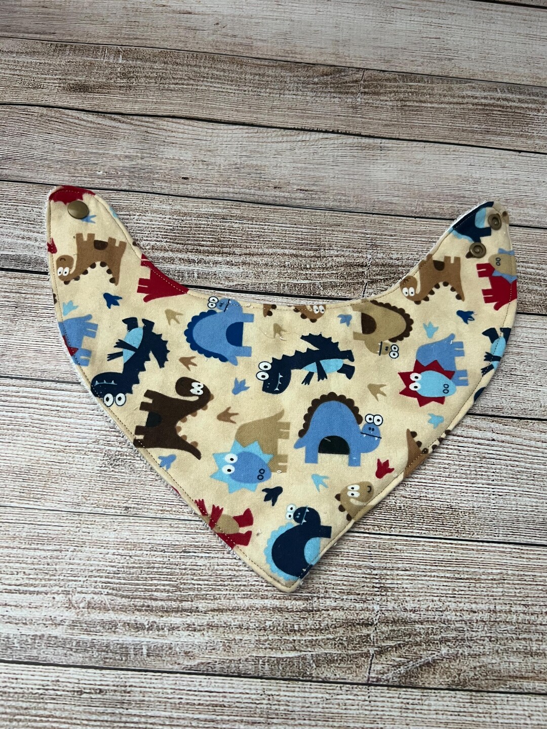 3-6 Month-dinosaur Bandana Drool Bib - Etsy