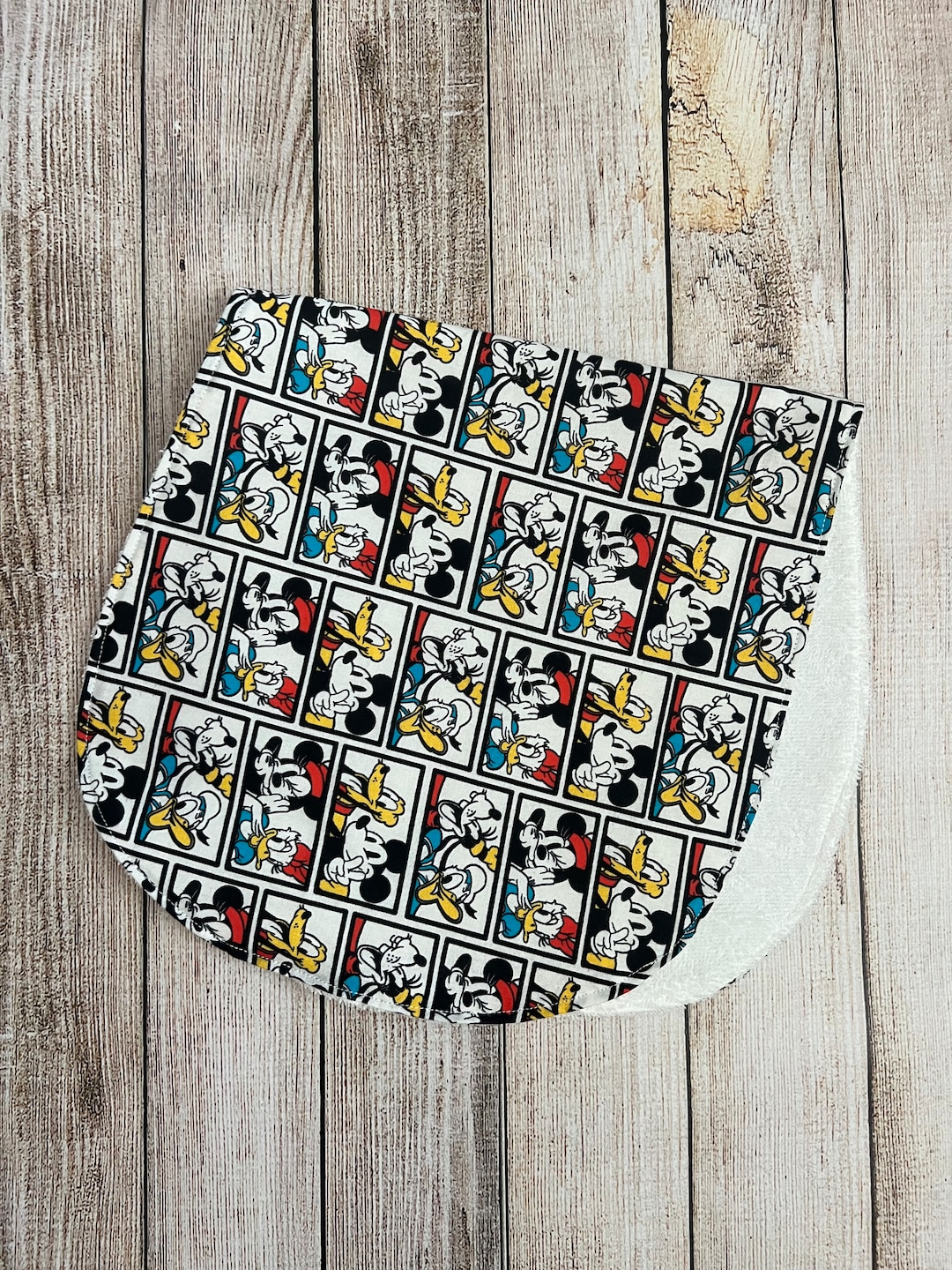 Mickey & Minnie Mouse Burp Cloth - Etsy