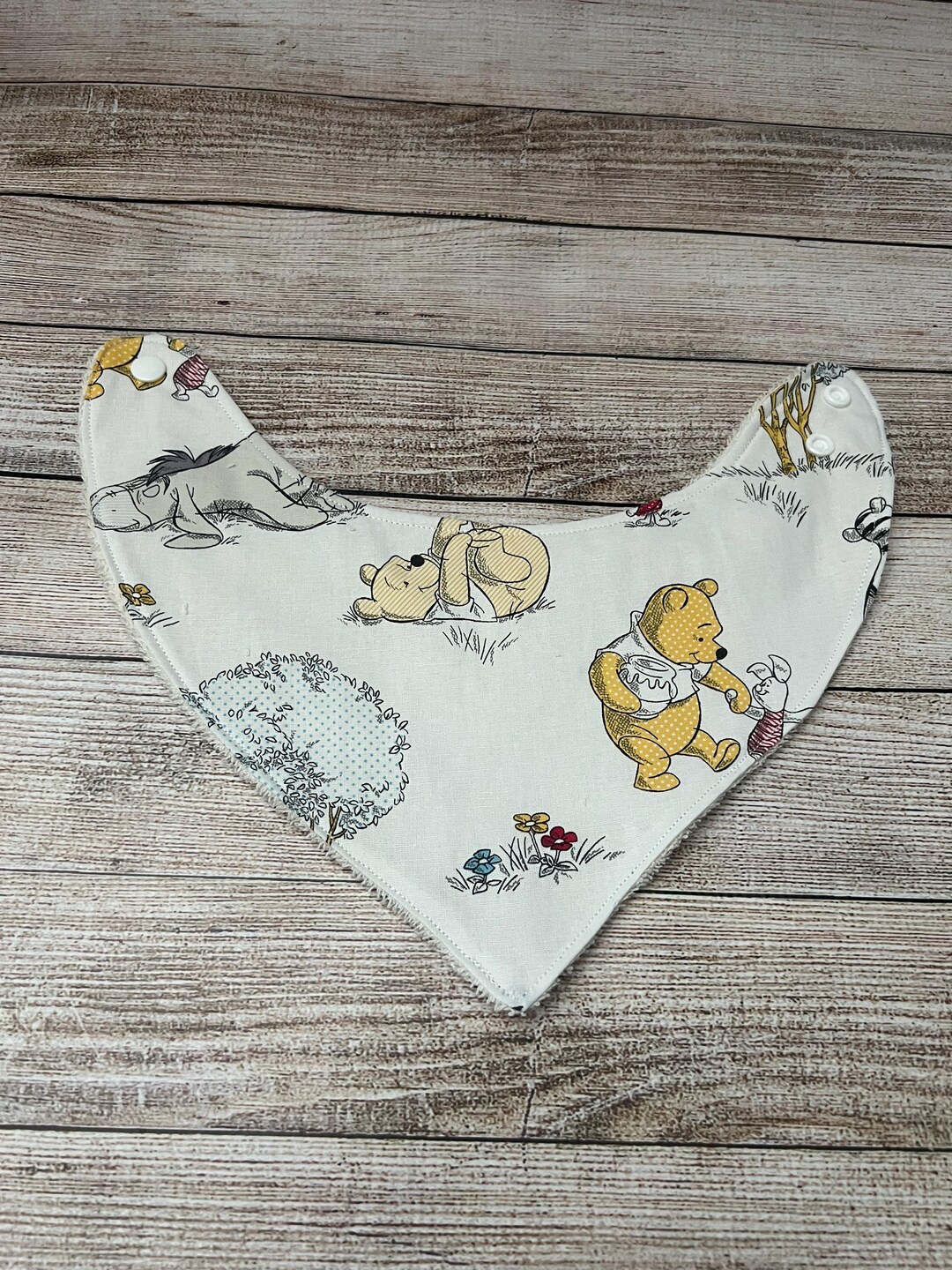 3-6 Month-winnie the Pooh Bandana Drool Bib - Etsy