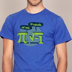 Get Real Be Rational Funny Math T-shirt Real and - Etsy