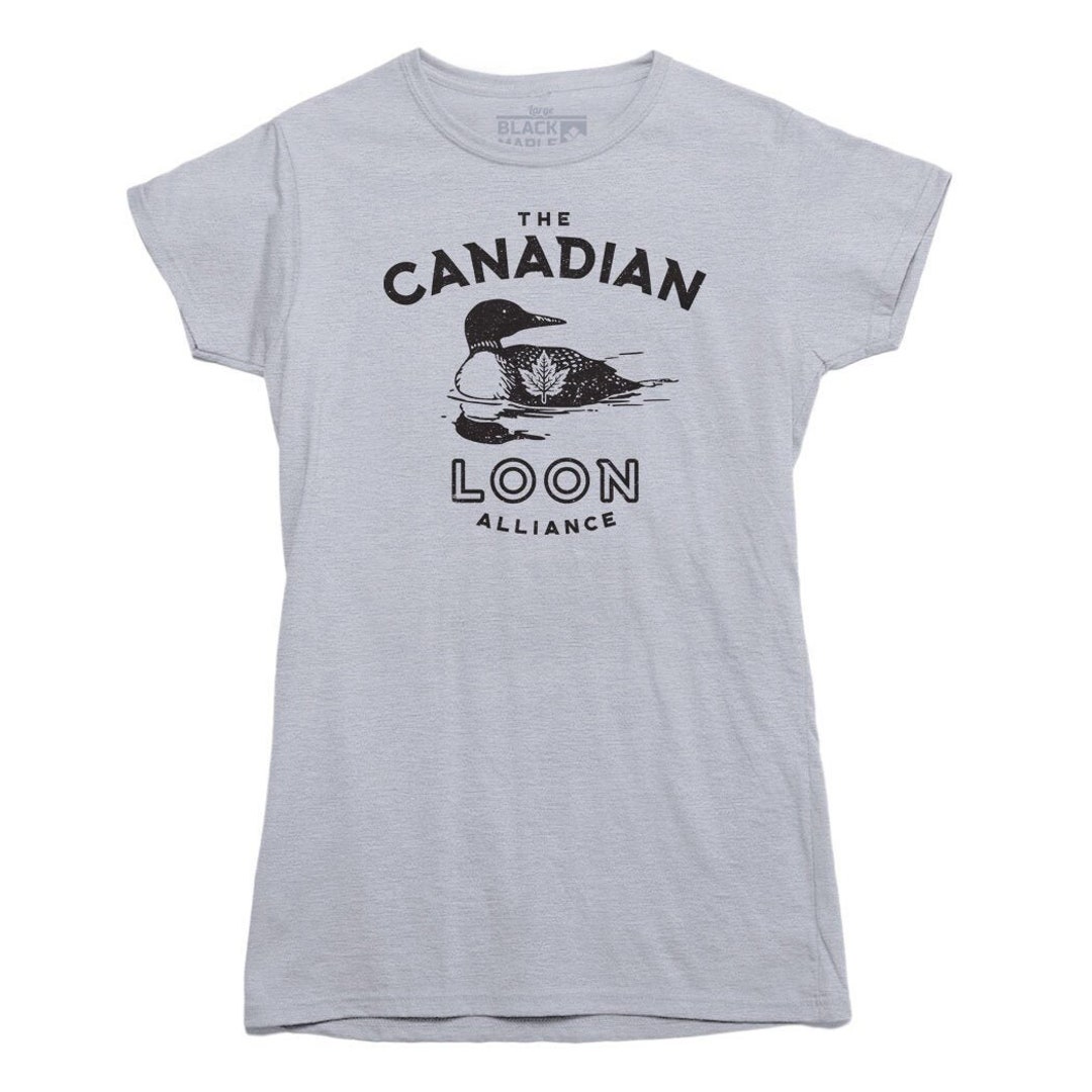 Canadian Loon Alliance Womens Tshirt Canadian Loon Clothing Canadian ...