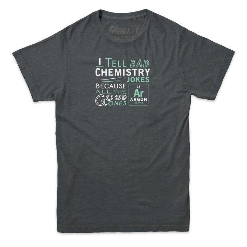 Funny Science T Shirt Argon Chemistry Joke T-shirt Funny - Etsy Canada