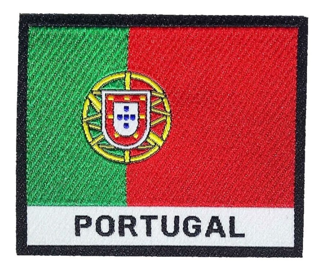 Portugal Flag Patch | Embroidered High Class Patch | European Country ...