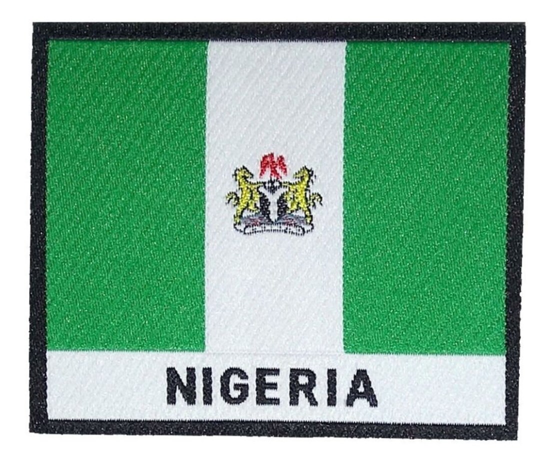 Nigeria Flag Patch Embroidered High Class Patch Nigeria Country Iron on ...