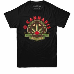 O Cannabis Legalized T-shirt Weed Shirt Canadian Cannabis Clothing - Etsy