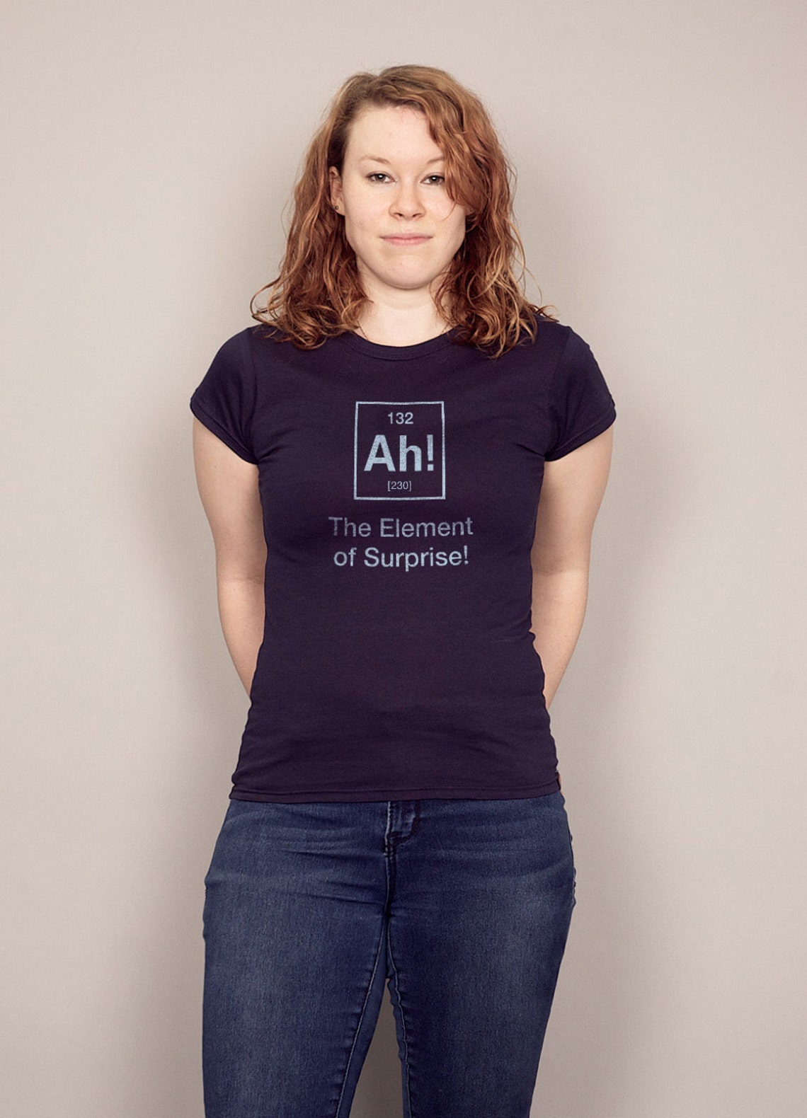 Funny Science Shirt | Ah the Element of Surprise Science T-shirt ...