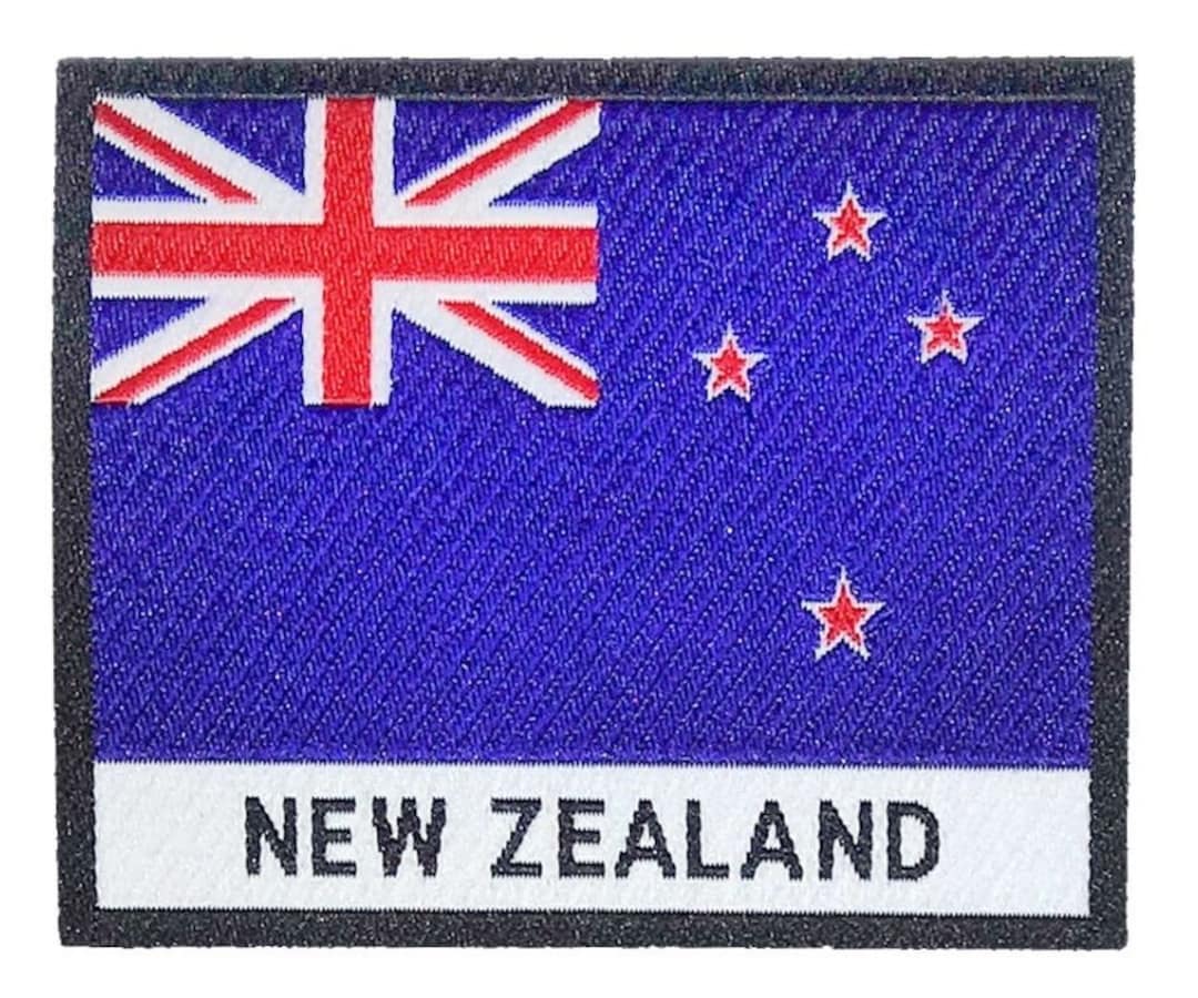 New Zealand Flag Patch | Embroidered High Class Patch | Badge New ...