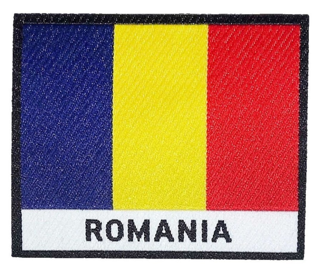 Romania Flag Patch | Embroidered High Class Patch | Romanian Flag Iron ...
