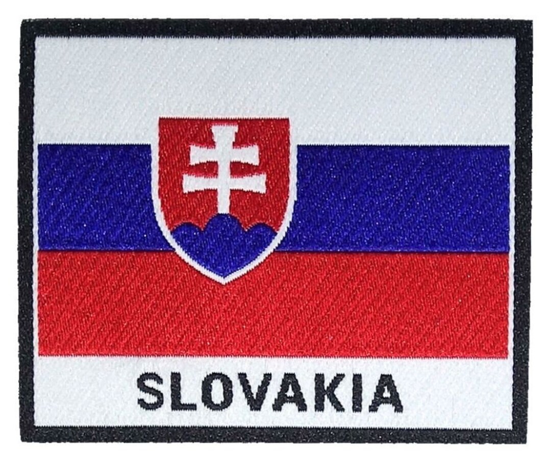 Slovakia Flag Patch | Embroidered High Class Patch | Slovakia Flag ...