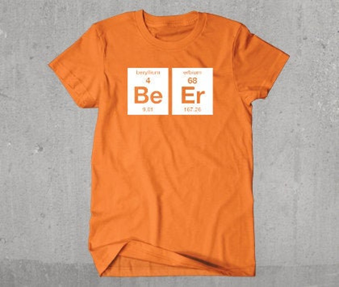 Beer Elements T-shirt Funny Beer T Shirt Funny Chemistry - Etsy