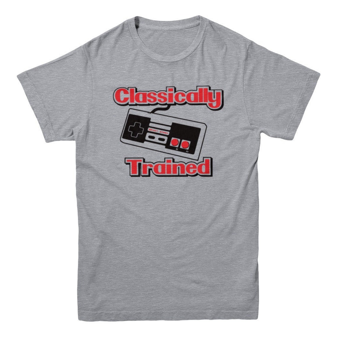 Gaming T Shirt Classically Trained Gamer T-shirt Retro - Etsy