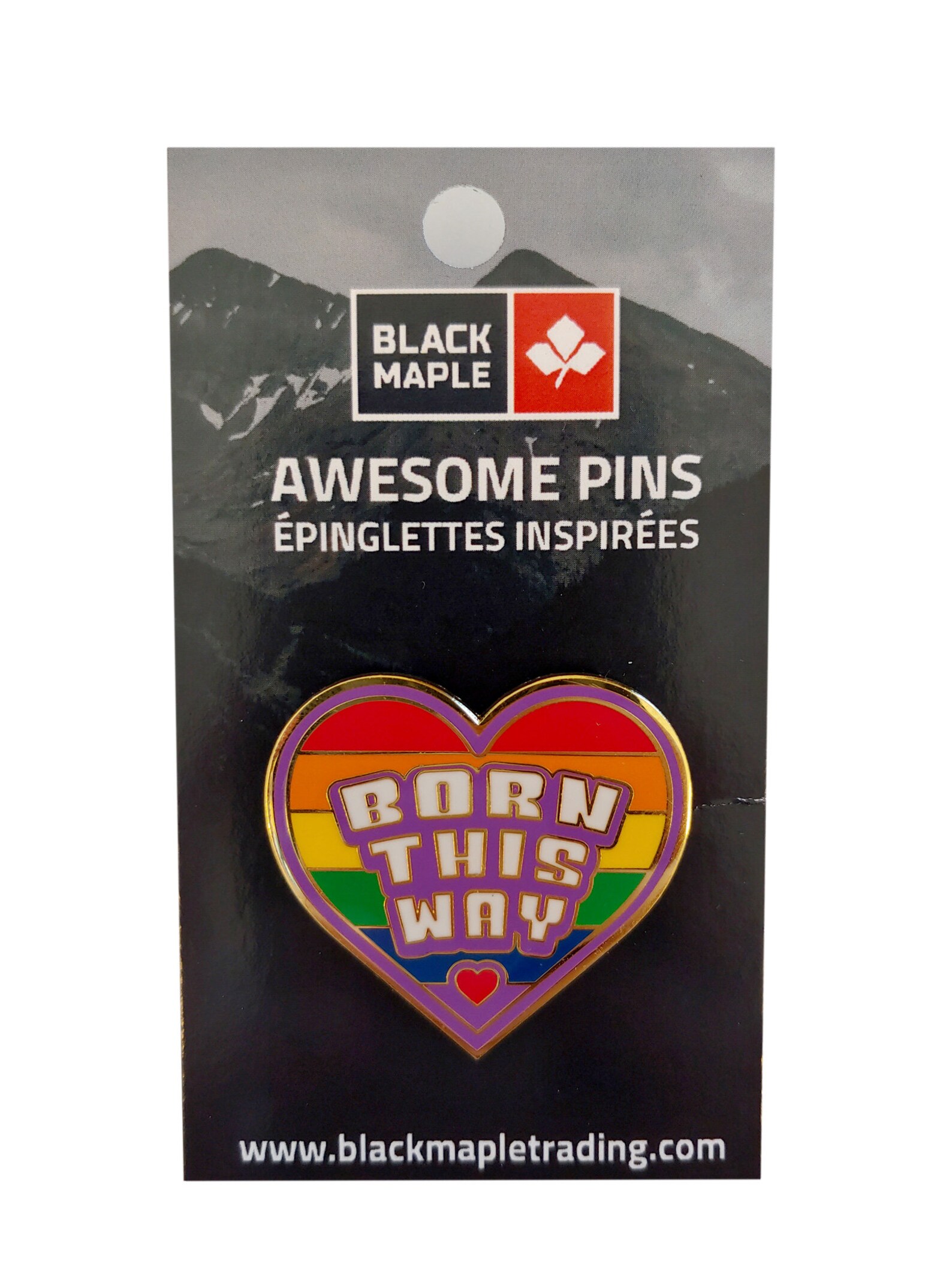Born This Way Rainbow Enamel Pin Pride Hard Enamel Pins - Etsy