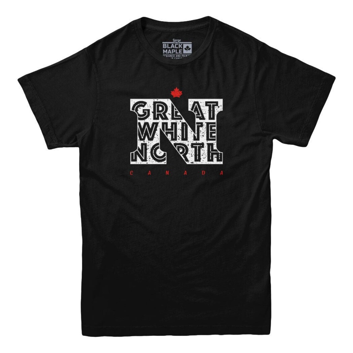 Great White North T-shirt | Canada Clothing | Canadian and Proud Shirt ...