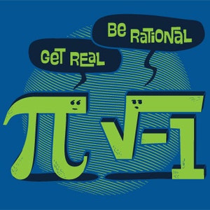 Get Real Be Rational Funny Math T-shirt Real and - Etsy