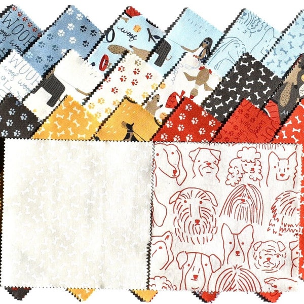 Dog Daze Fabric - Etsy