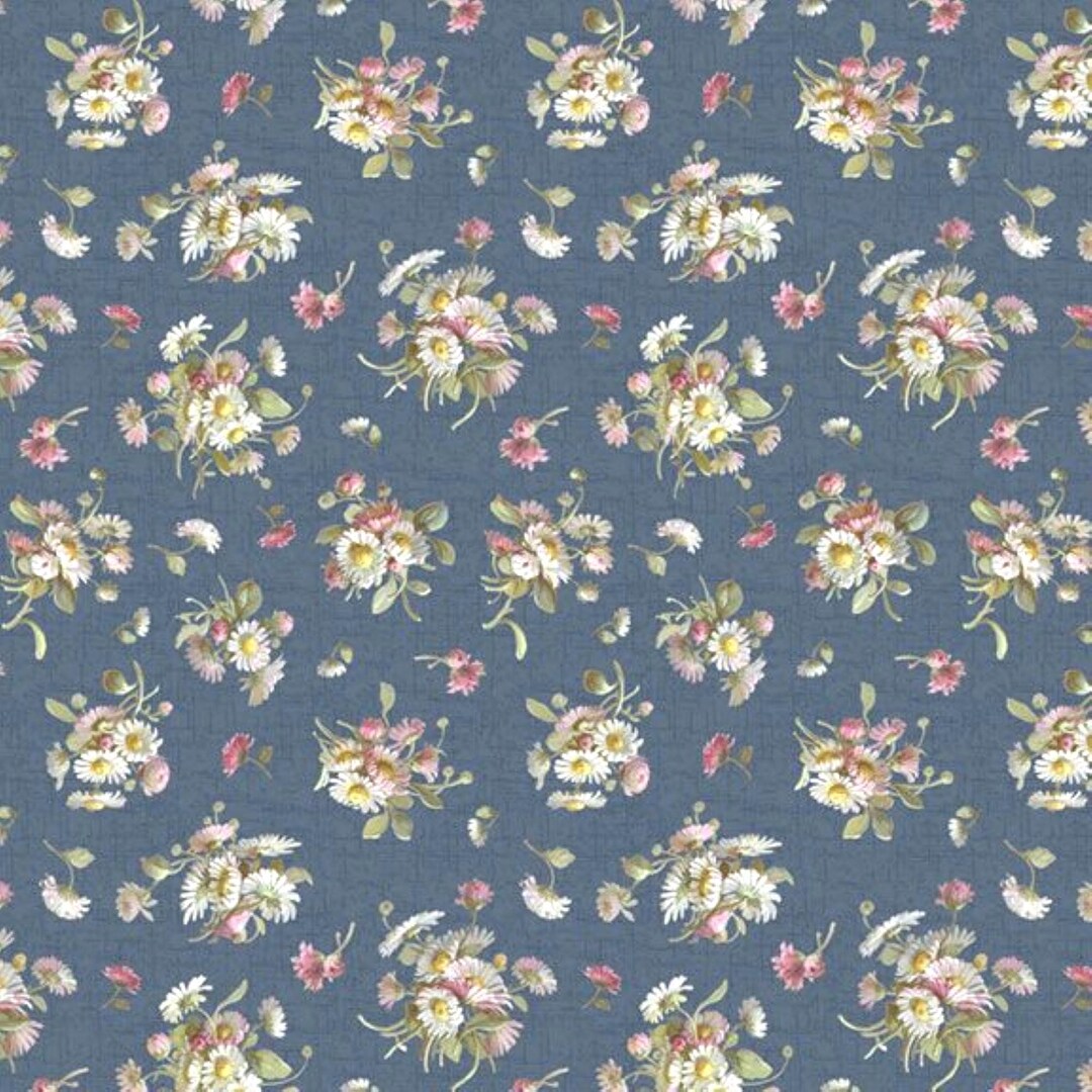 WILD FLOWERS From Marcus Fabrics - Bty - #R651625D-BLUE - Etsy