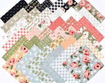 Country Rose Charm Pack - Etsy