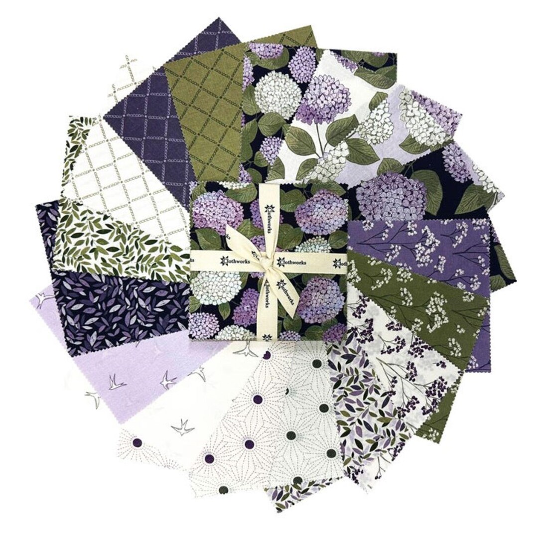 DAWN MELODY Square Bundle From Clothworks 42 5 Factory-cut Fabric ...