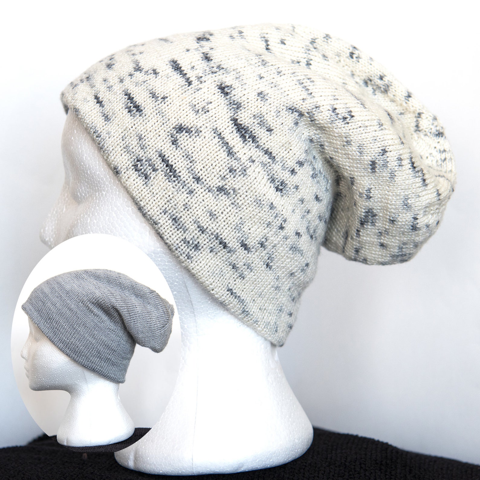 Knitting Pattern Reversible Toque Adult Size Adult Knitting - Etsy