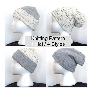 Knitting Pattern Reversible Toque Adult Size Adult Knitting - Etsy