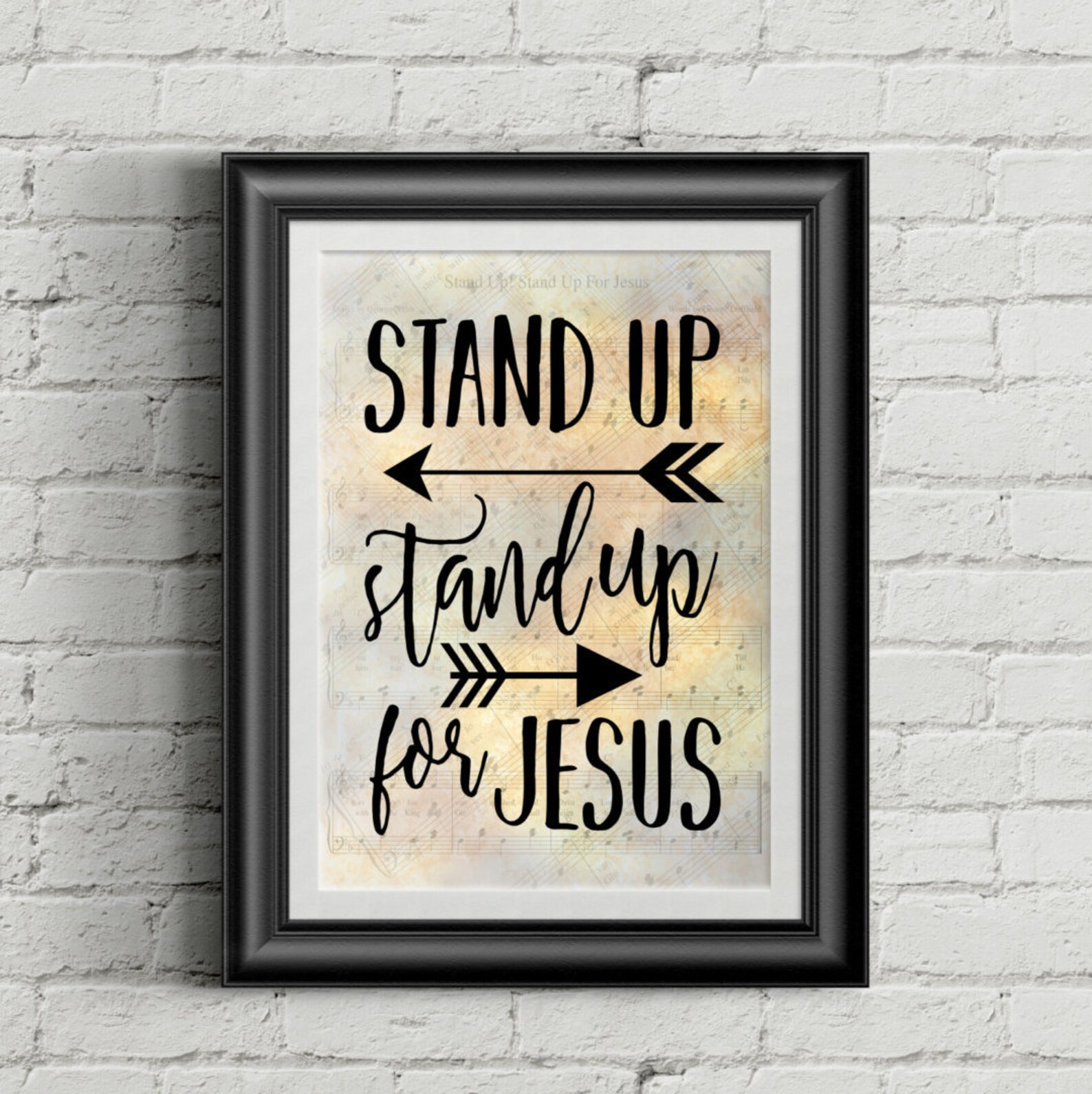 Stand Up, Stand up for Jesus Digital Hymn Print - Etsy Israel