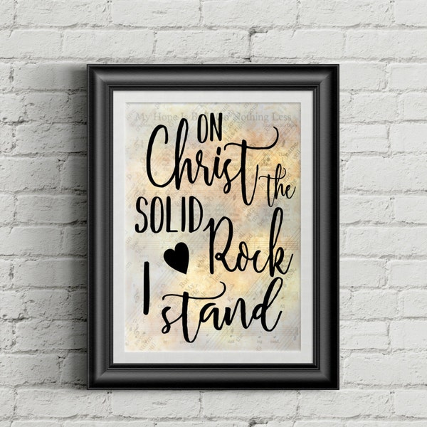 Solid Rock - Etsy