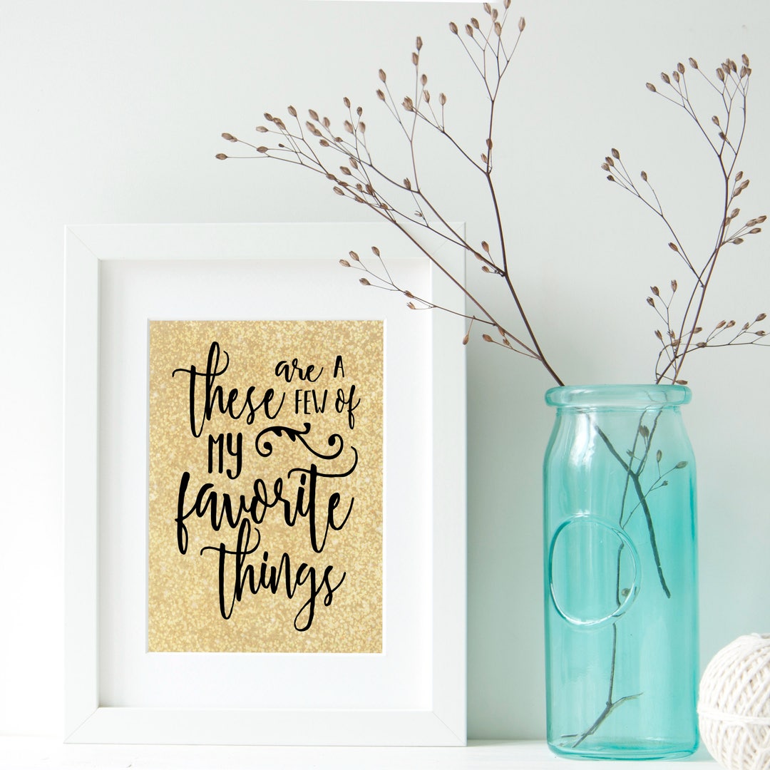 My Favorite Things Digital Print - Etsy