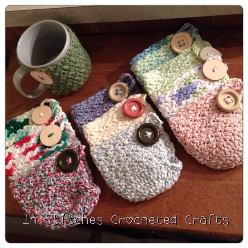 Textured Coffee Mug Cozy - Etsy