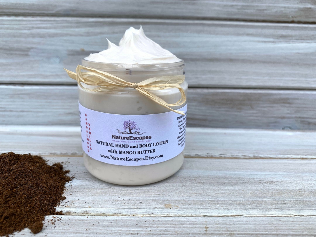 Gift for Her Natural Mango Butter Body Lotion Vegan - Etsy