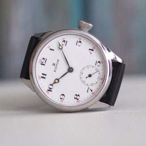 EDOX Cal.6498 Eta/unitas converted EDOX Pocket Watch, Pocket-to-wrist ...