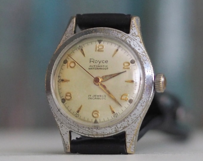 Vintage Royce 17 Jewels - Incabloc - Wind-up Mechanical Watch - 1970s ...