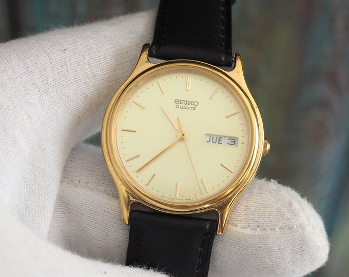 SEIKO 7N43 Japanese Quartz Men's Watch -seiko Vintage Quartz Men's ...